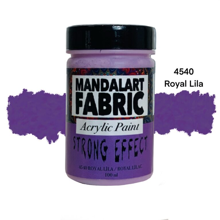 Mandalart Fabric Akrilik Boya Royal Lila Strong Effect,100cc