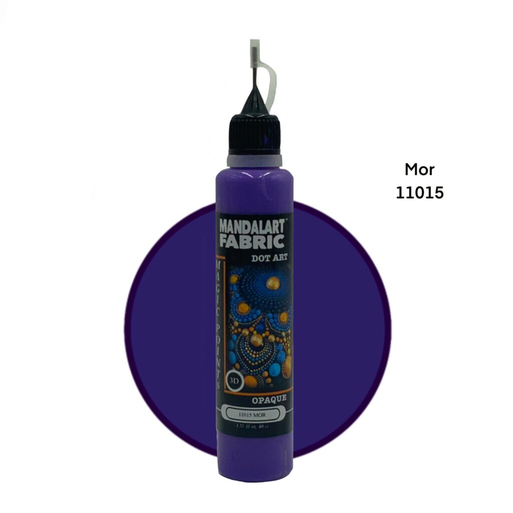 Dot Mandala Mor Akrilik Boya, Dot Art Magic Points, 40 cc,
